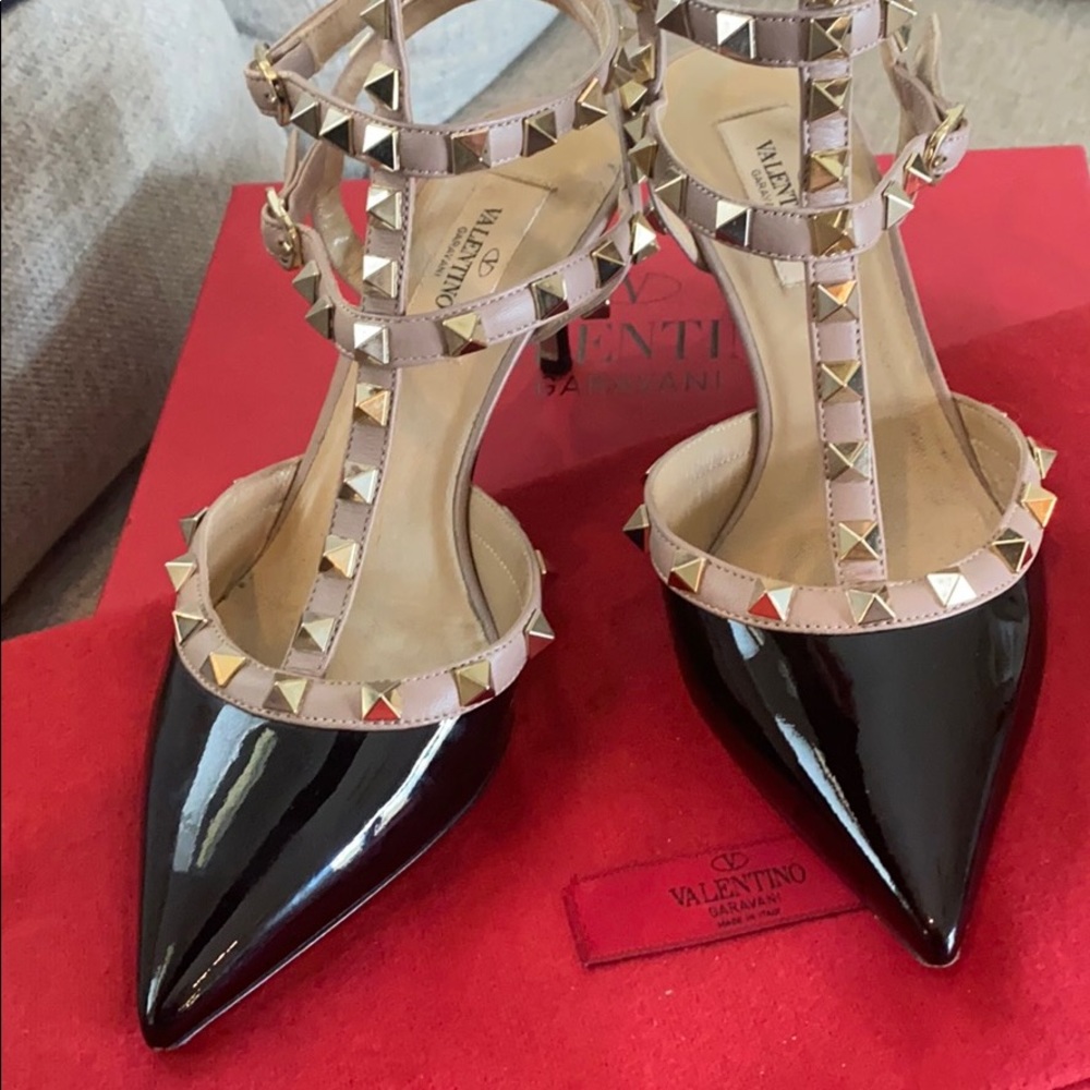 Valentino Rock Stud Pump - Gem